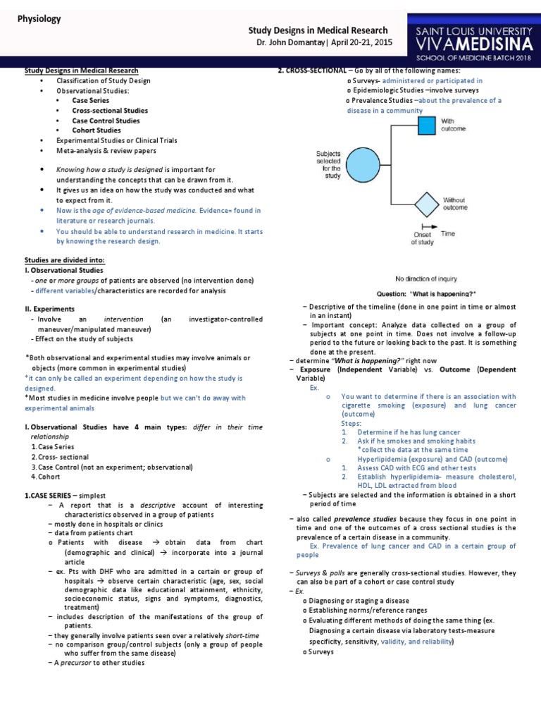 Knowing How A Study Is Designed Is Important For: Dr. Connie Padilla ...