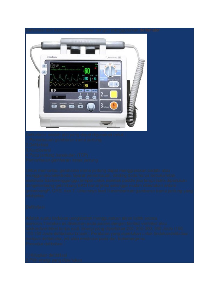 Defibrilasi Dan Kardioversi | PDF