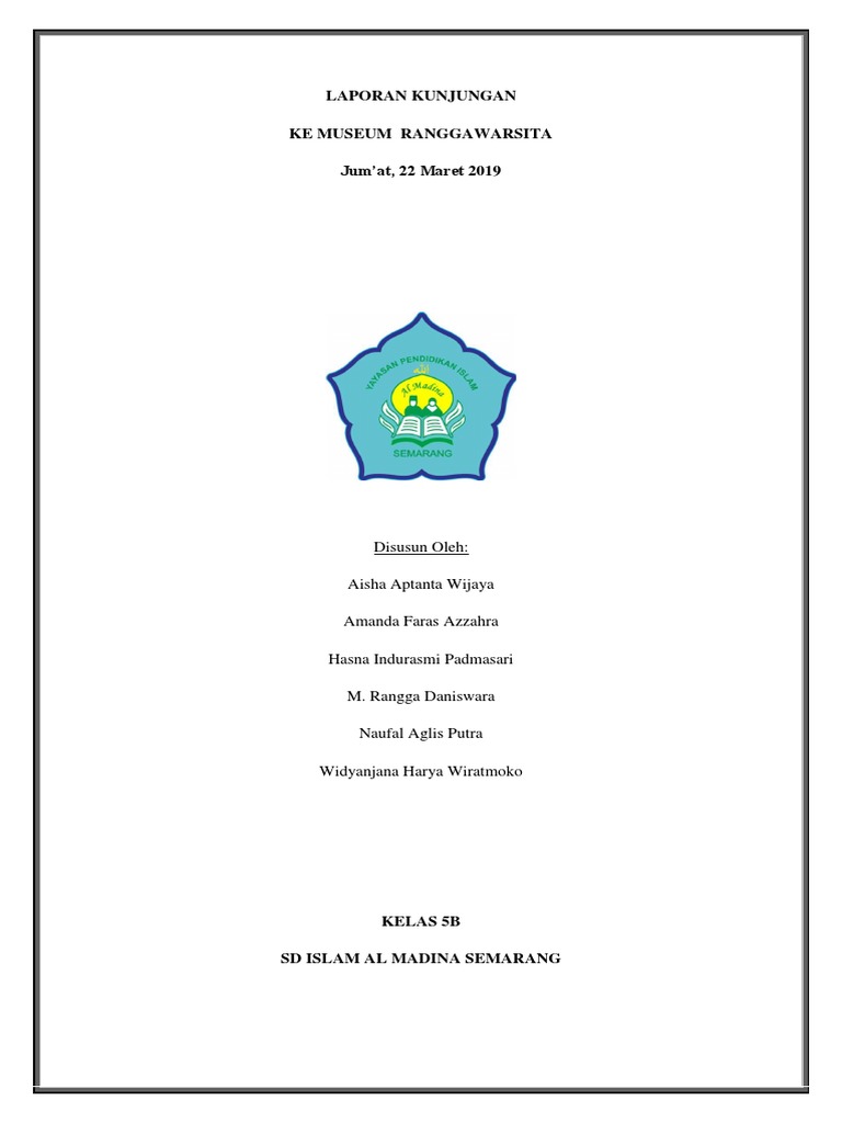 Laporan Kunjungan Ke Museum | PDF