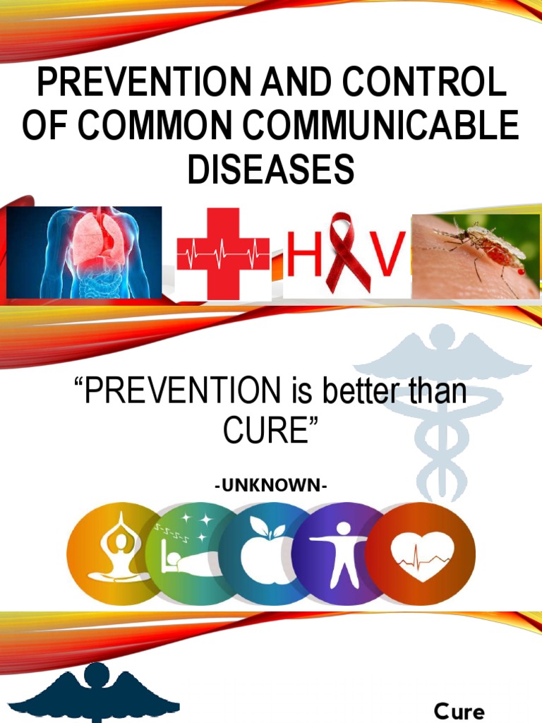 Prevention and Control of Common Communicable Diseases | PDF ...