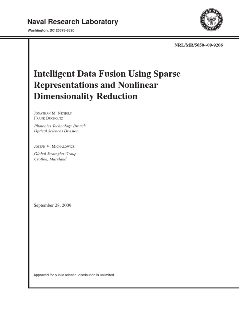 Intelligent Data Fusion | PDF | Support Vector Machine | Principal ...