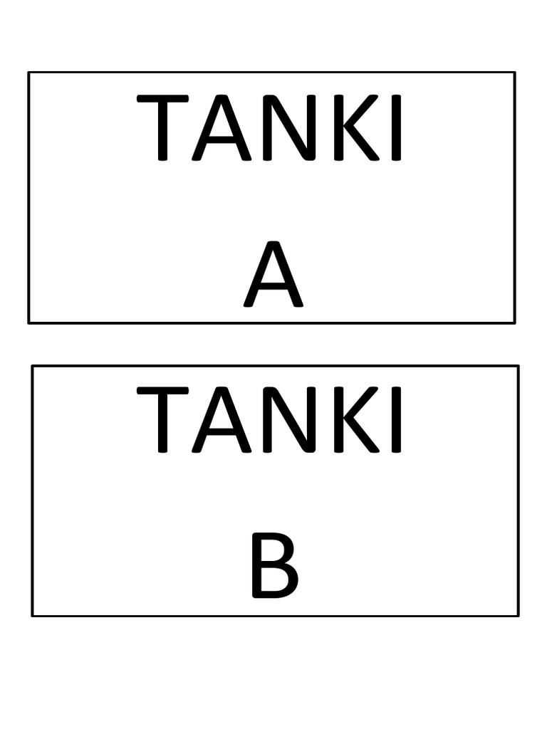 Tanki A B C | PDF