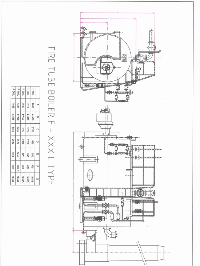 Boiler Drawing | PDF