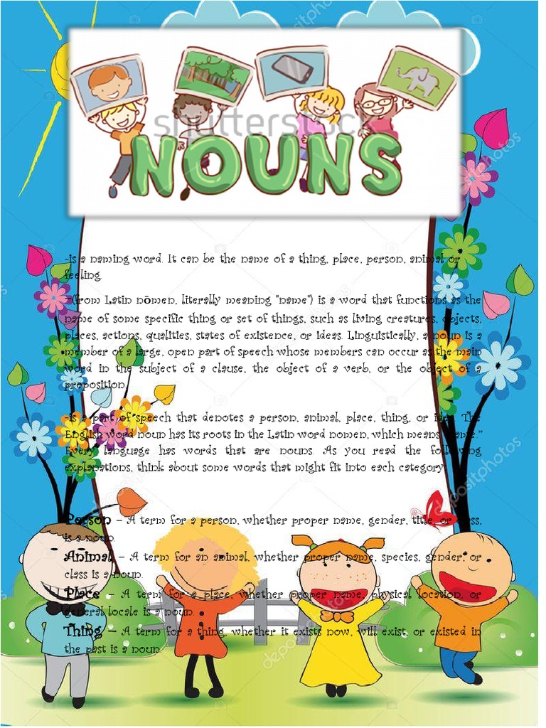 Album of Nouns | PDF | Language Arts & Discipline