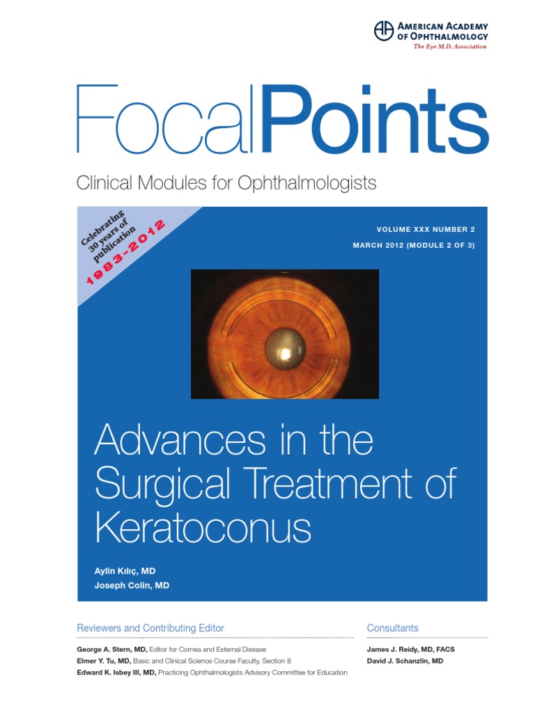 Advances In The Surgical Treatment Of Keratoconus Pdf Cornea