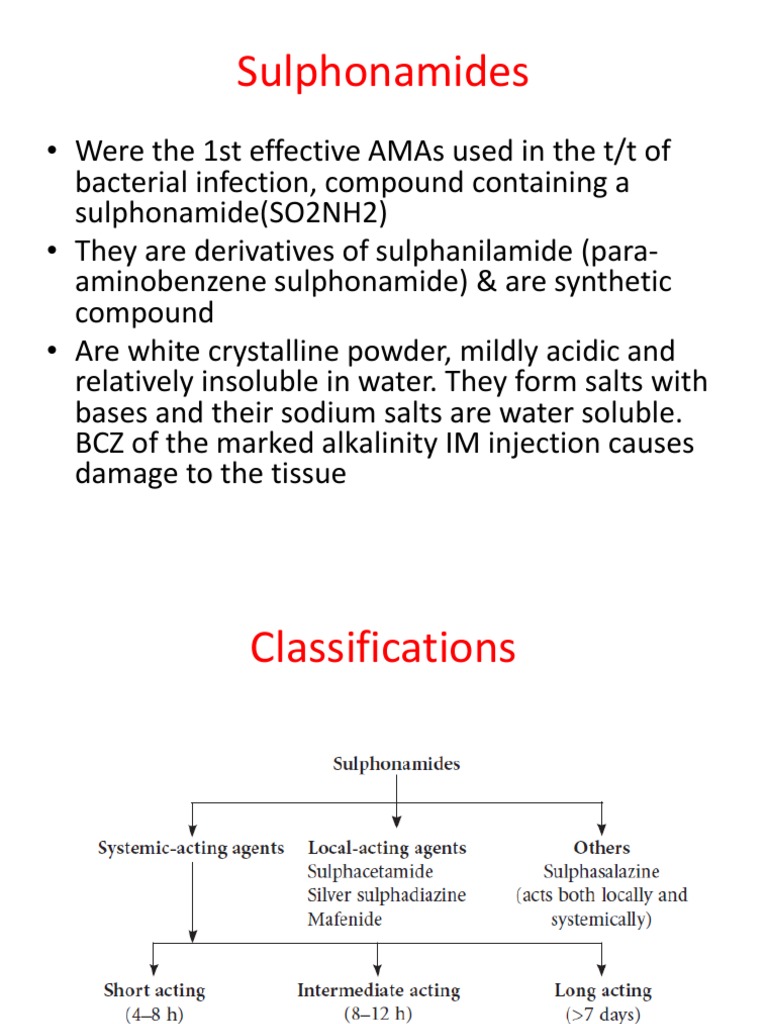 Sulphonamides | PDF | Drugs | Medical Specialties
