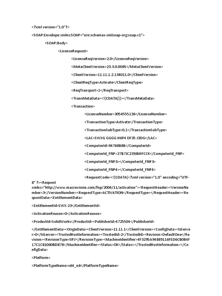 Xml Version Download Free Pdf Data Serialization Formats Xml