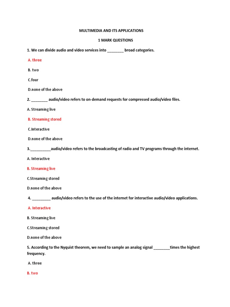Multimedia and Its Applications | PDF