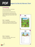 Movers - Speaking Test 1 | PDF