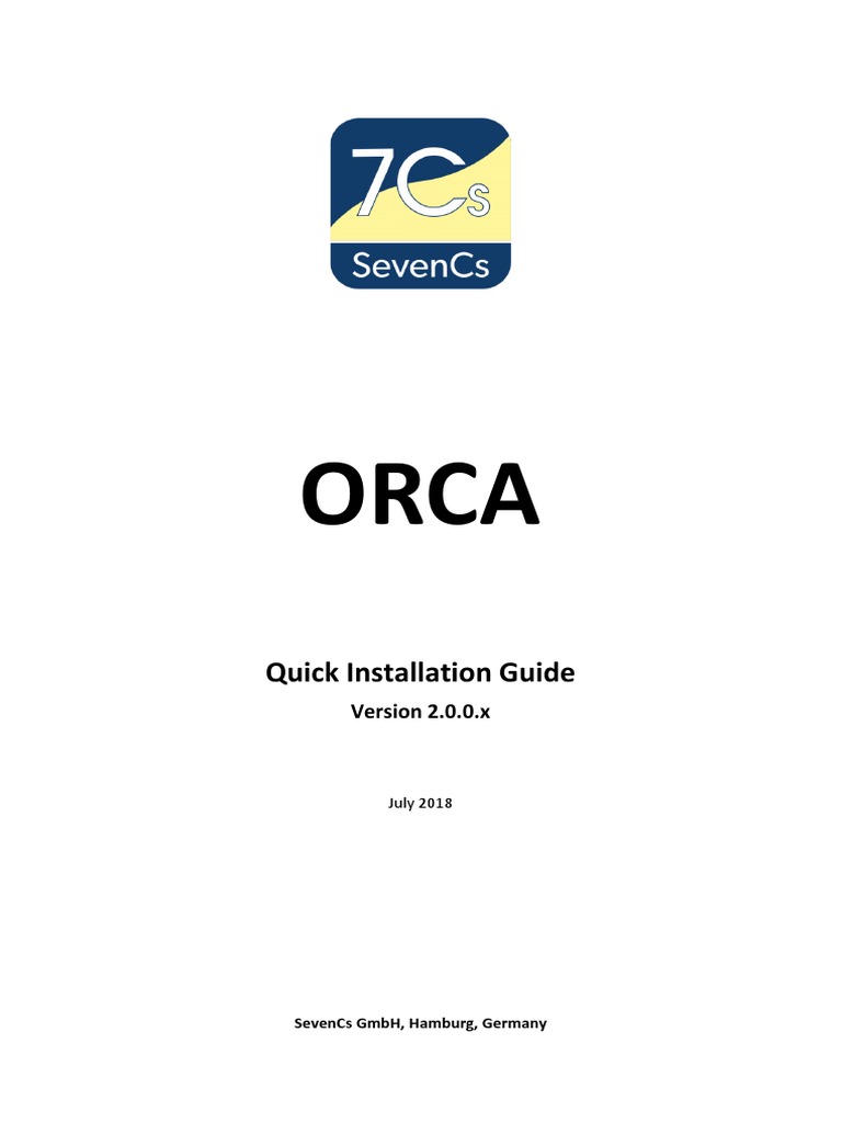 ORCA Quick Installation Guide 2018 | PDF | Icon (Computing) | Computer ...
