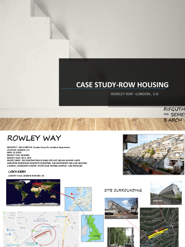 Case Study-Row Housing | PDF | Buildings And Structures | Tourist ...