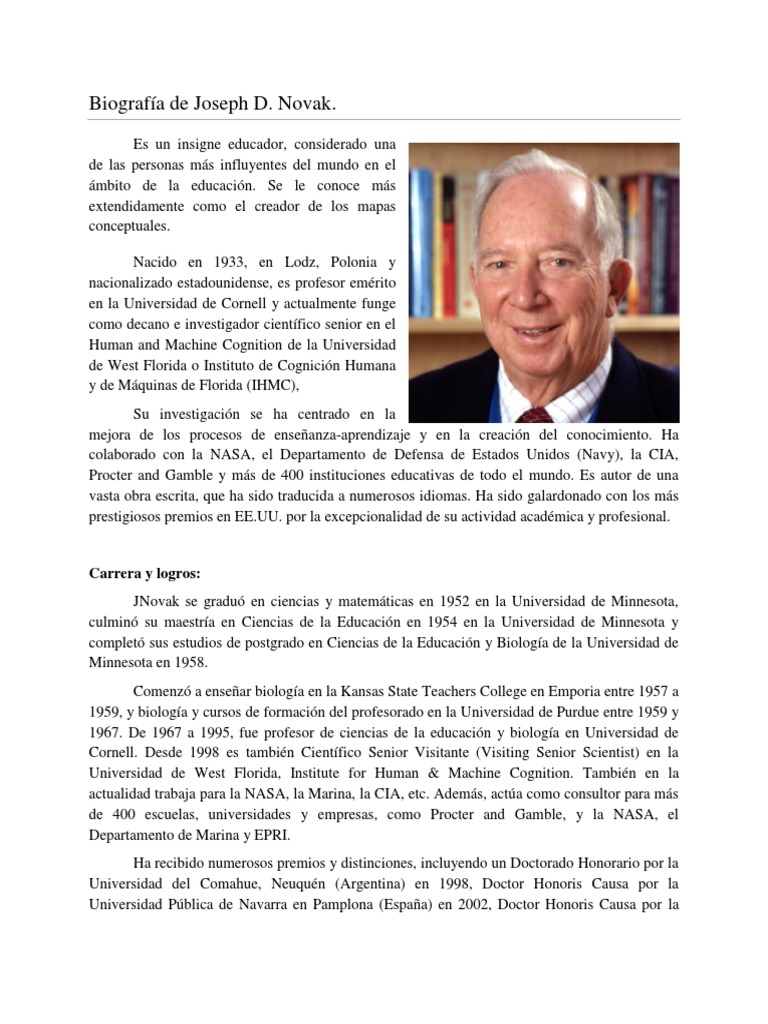 Biografia y Trabajos de Joseph Novak (por_RamonCorrales).docx ...