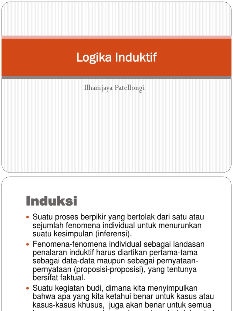 Logika Induktif | PDF