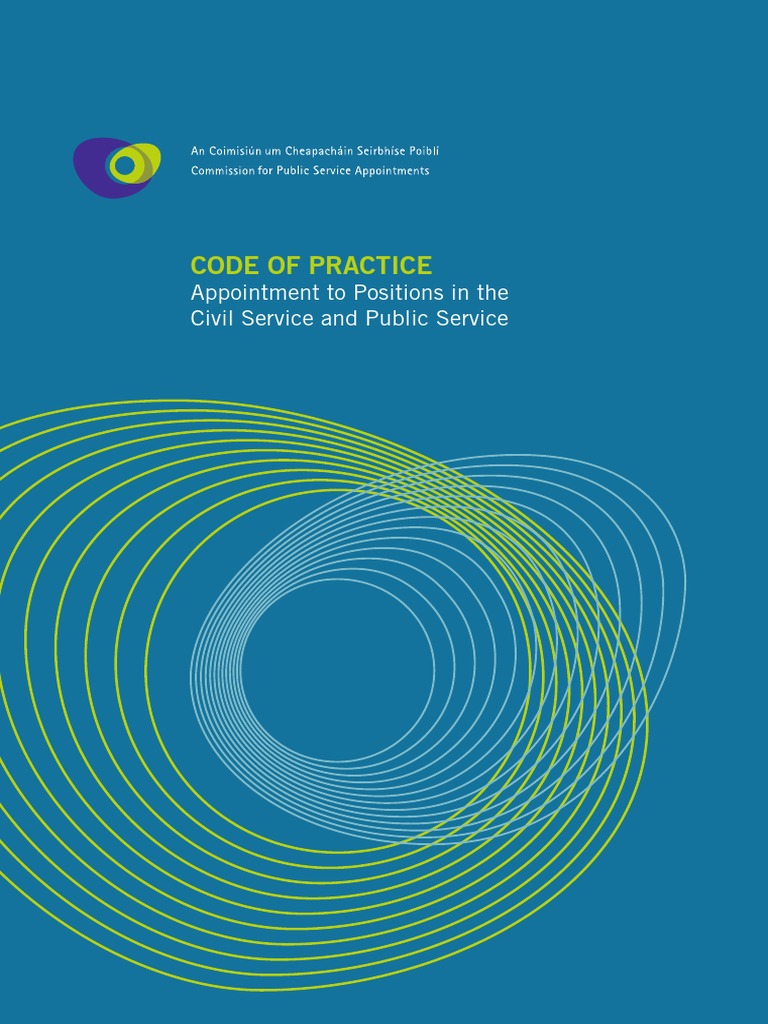 Code of Practice For Appointment To Positions in The Civil Service and ...