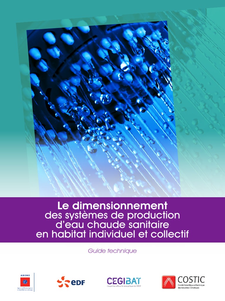 Guide Dimensionnement Production Ecs en Habitat | PDF | Chaudière | Pompe à chaleur