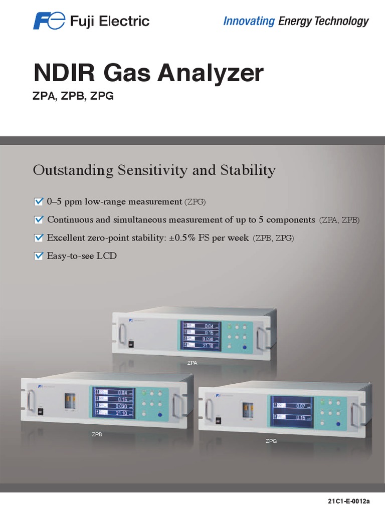 NDIR Gas Analyzer: Outstanding Sensitivity and Stability | Download ...