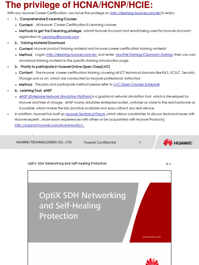 HCNA-transmission-Practice-Guide - OptiX SDH Equipment Hardware PDF ...