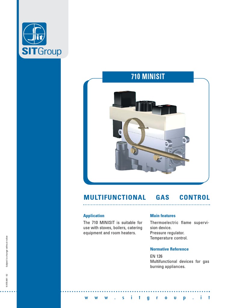 Minisit 710 | PDF | Thermostat | Valve