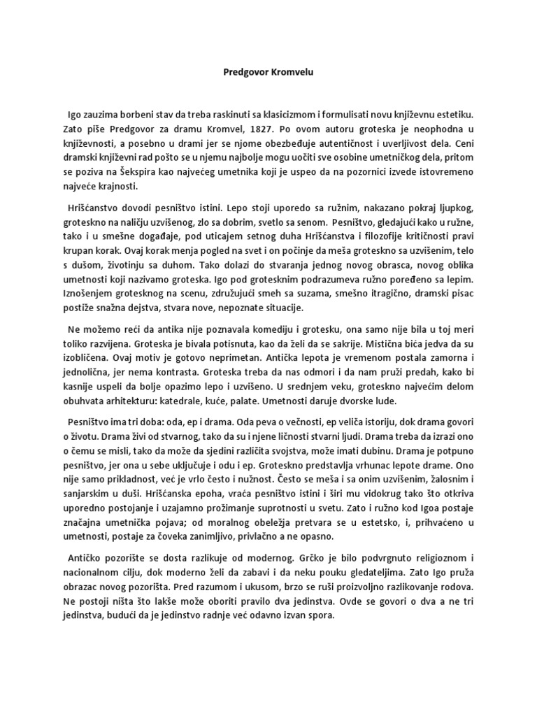 Predgovor Kromvelu | PDF