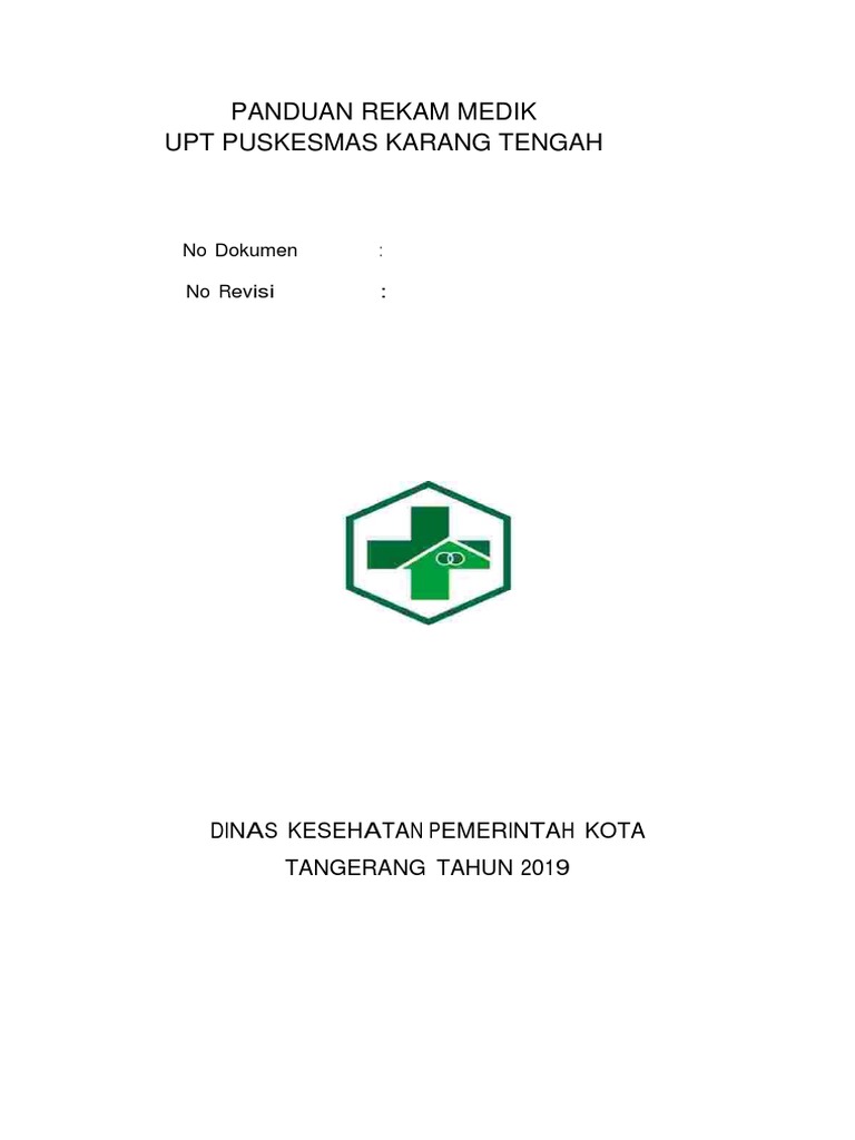 Panduan Rekam Medik Puskesmas Karanglewas | PDF