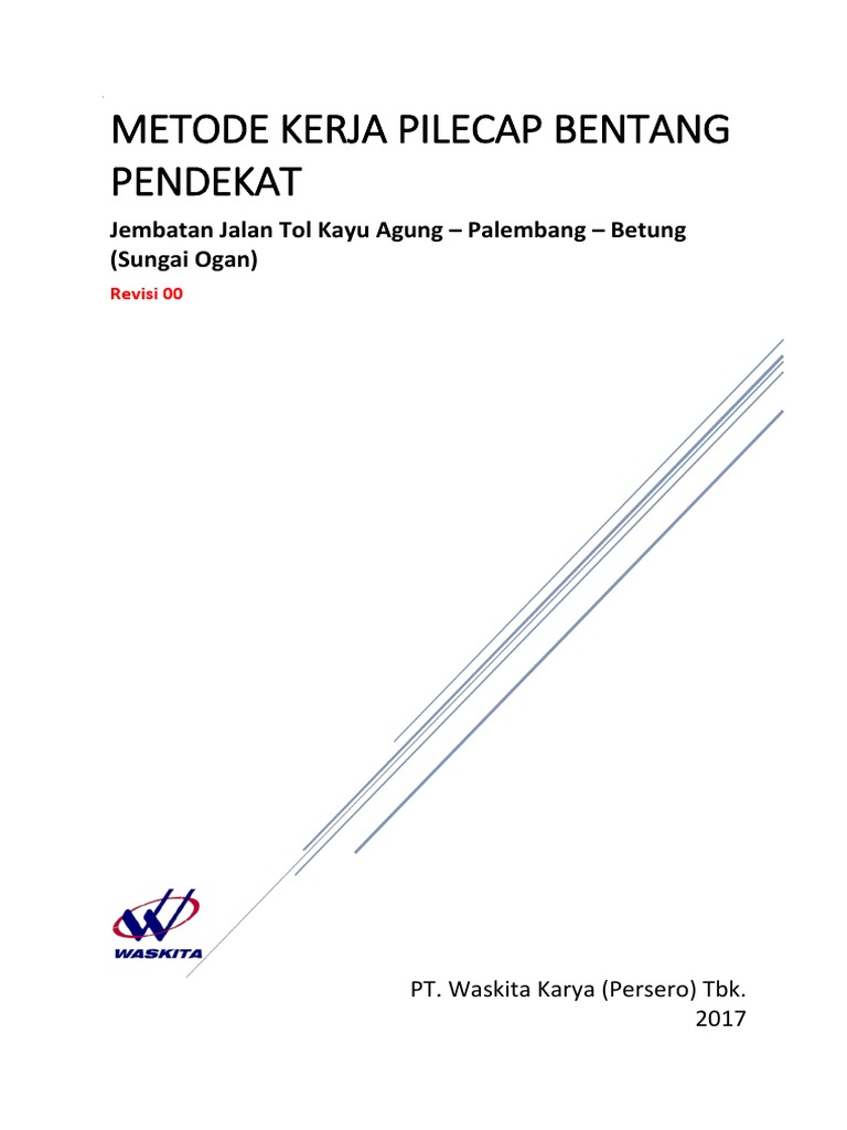 Metode Kerja Erection Girder Bentang Pendekat Rev 02 | PDF