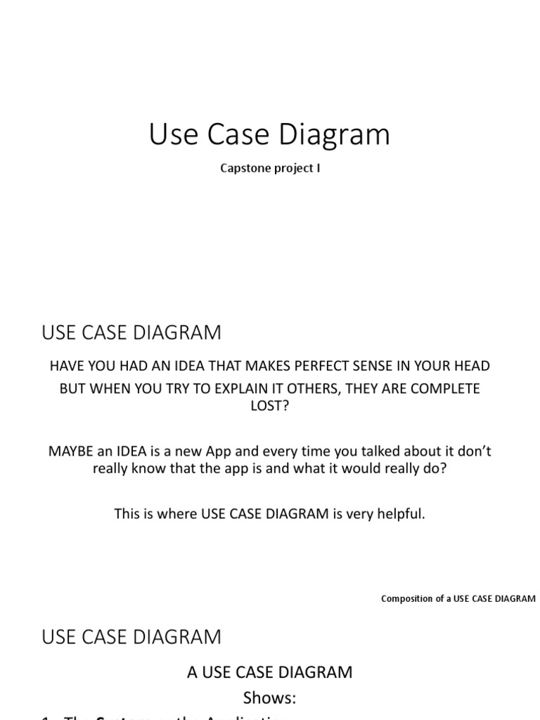 Use Case Diagram | PDF | Use Case | Systems Science