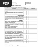 Green First Aid Box Checklist | PDF