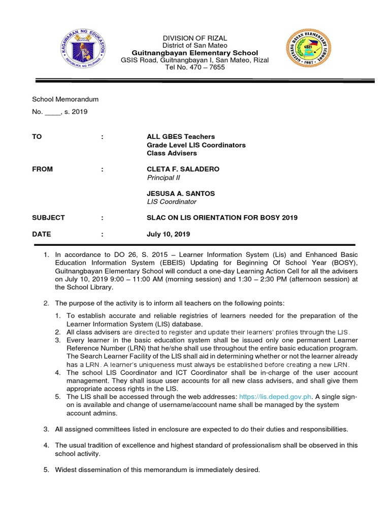 Slac Lis Memo | PDF | Computing | Learning