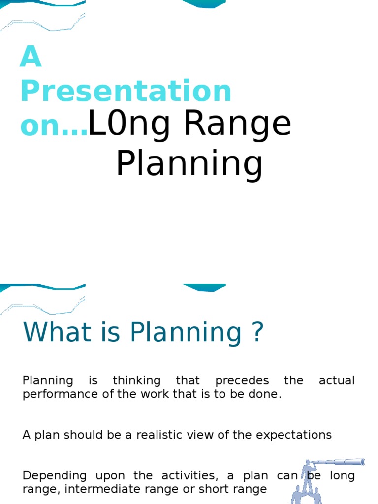Long Range Planning | PDF