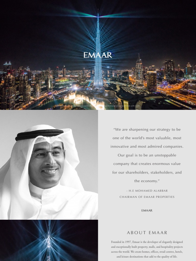 Emaar Brand Presentation 2019 | PDF | Fee Simple | Dubai