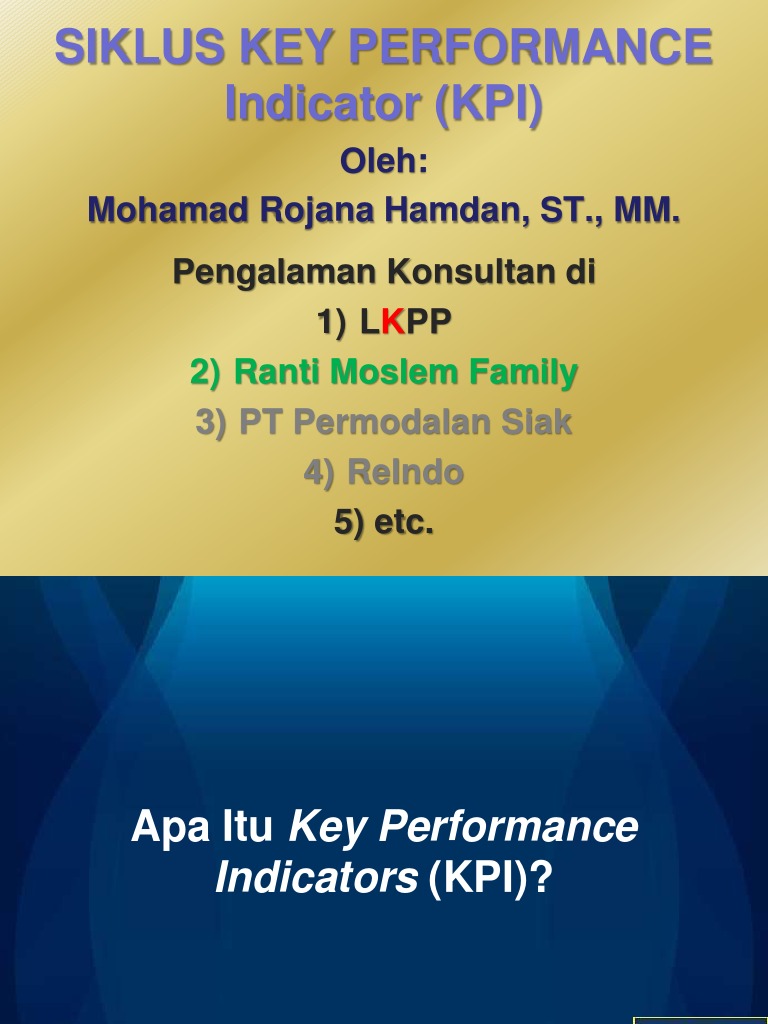 Siklus dan Contoh KPI Efektif | PDF