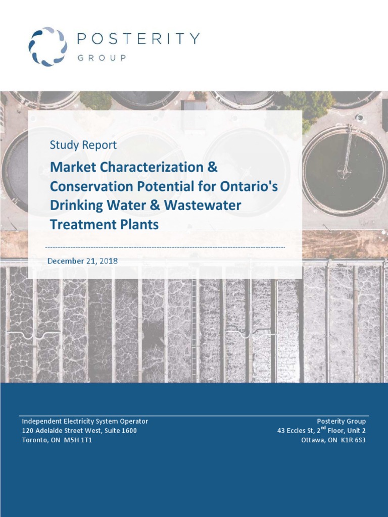 Water Wastewater Treatment and Pumping Report | PDF | Sewage Treatment ...
