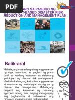 AP 10 - Q1 - Mod6 - Mga Hakbang Sa Pagsasagawa NG CBDRRM Plan | PDF