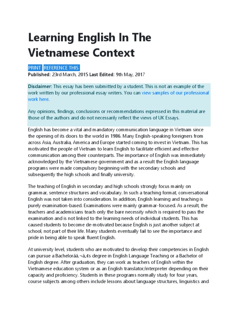 English Pronunciation Challenges in Vietnam | PDF | English Language ...