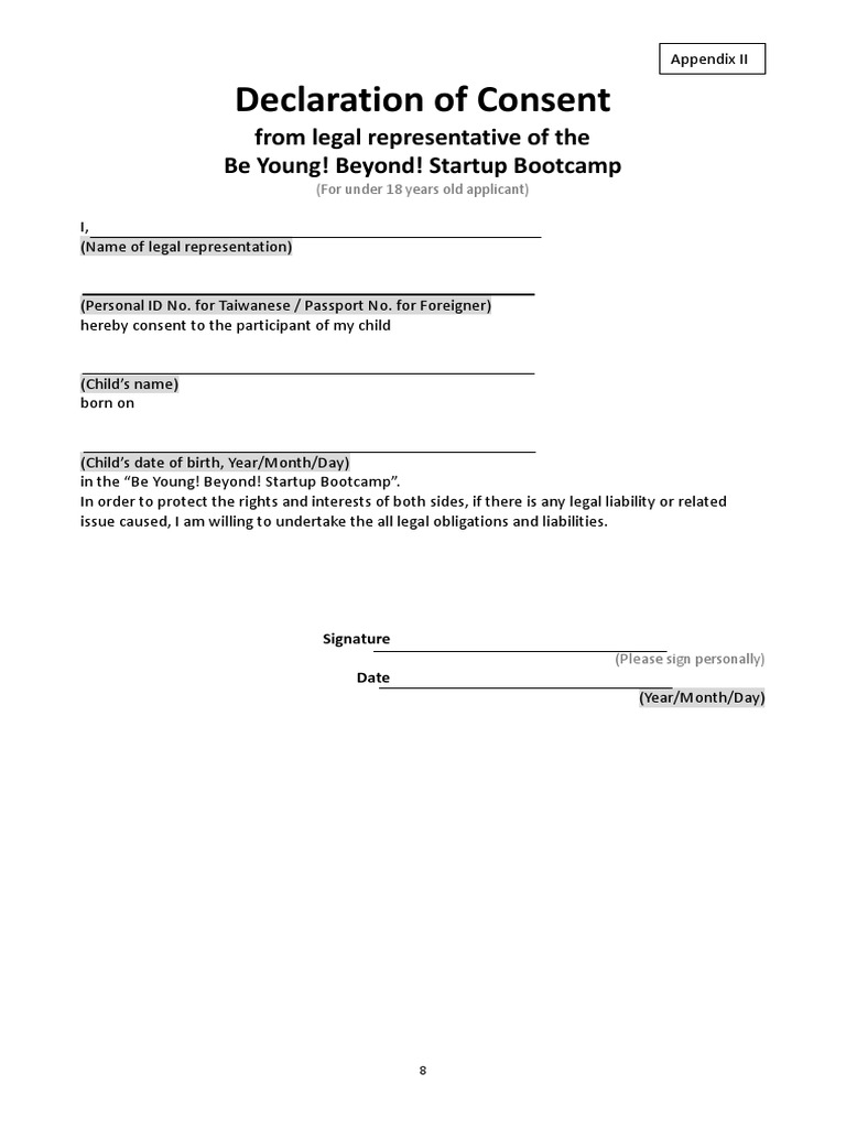 Declaration of Consent | PDF