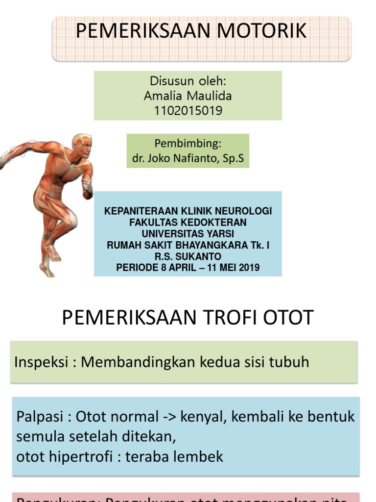 Pemeriksaan Motorik | PDF | Kesehatan Holistik | Sains & Matematika
