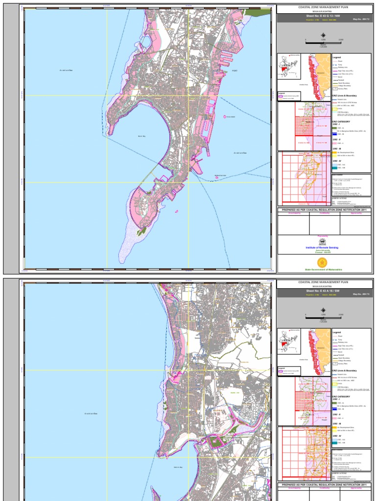 CZMP Map Mumbai | PDF | Mumbai | Geodesy