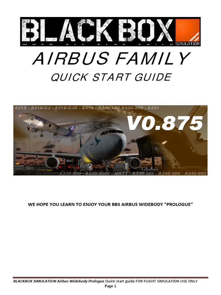 BlackBox Airbus Setup Guide V0.85 | PDF | Aircraft Flight Control ...