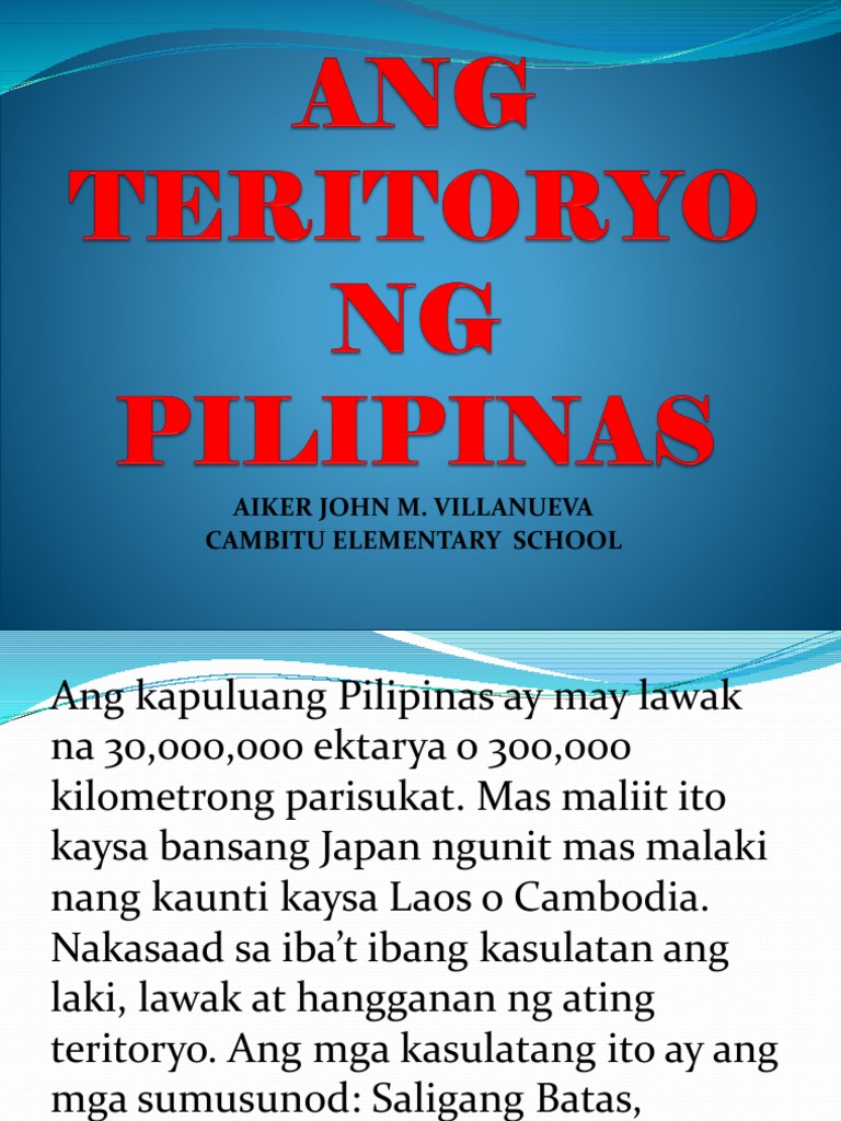 Ang Teritoryo NG Pilipinas6 | PDF
