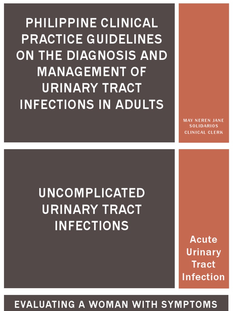 Philippine Clinical Practice Guidelines On The Diagnosis and | PDF ...