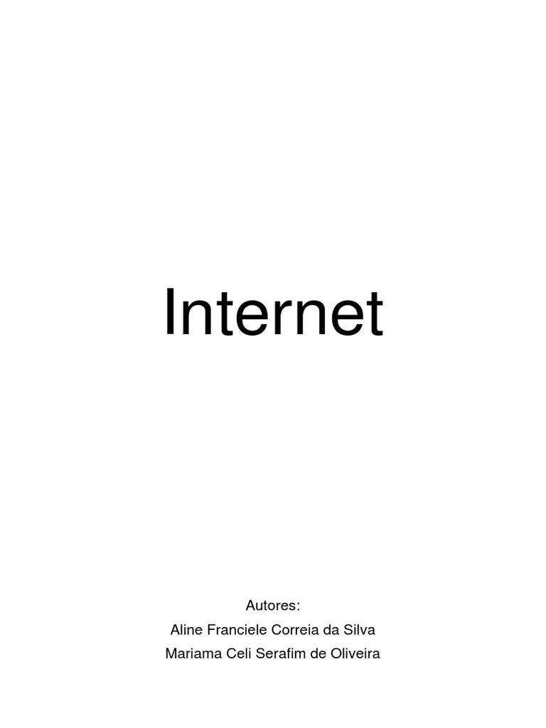 Apostila Internet PDF | PDF | Rede mundial de computadores | Internet e Web