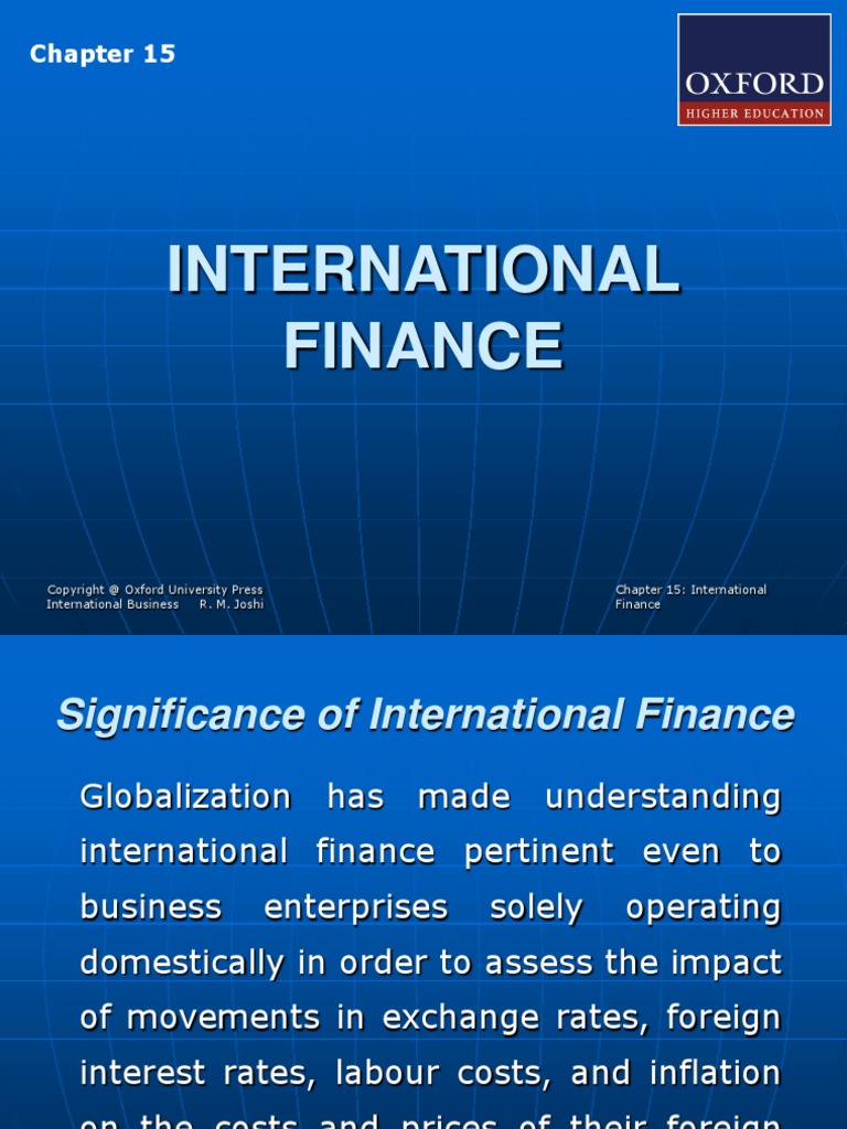 Chapter 15 International Finance | PDF | Floating Exchange Rate ...