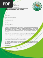 Minutes of Meeting of GPTA-2021-2022-a | PDF | Cognition | Learning