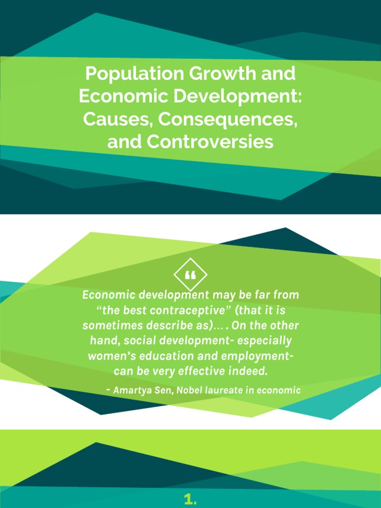 Population Growth and Economic Development | PDF | Total Fertility Rate ...