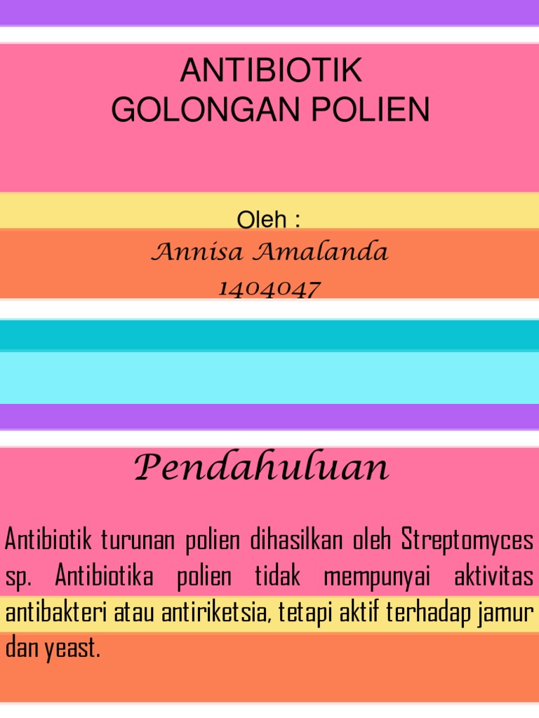 Antibiotik Golongan Polien | PDF