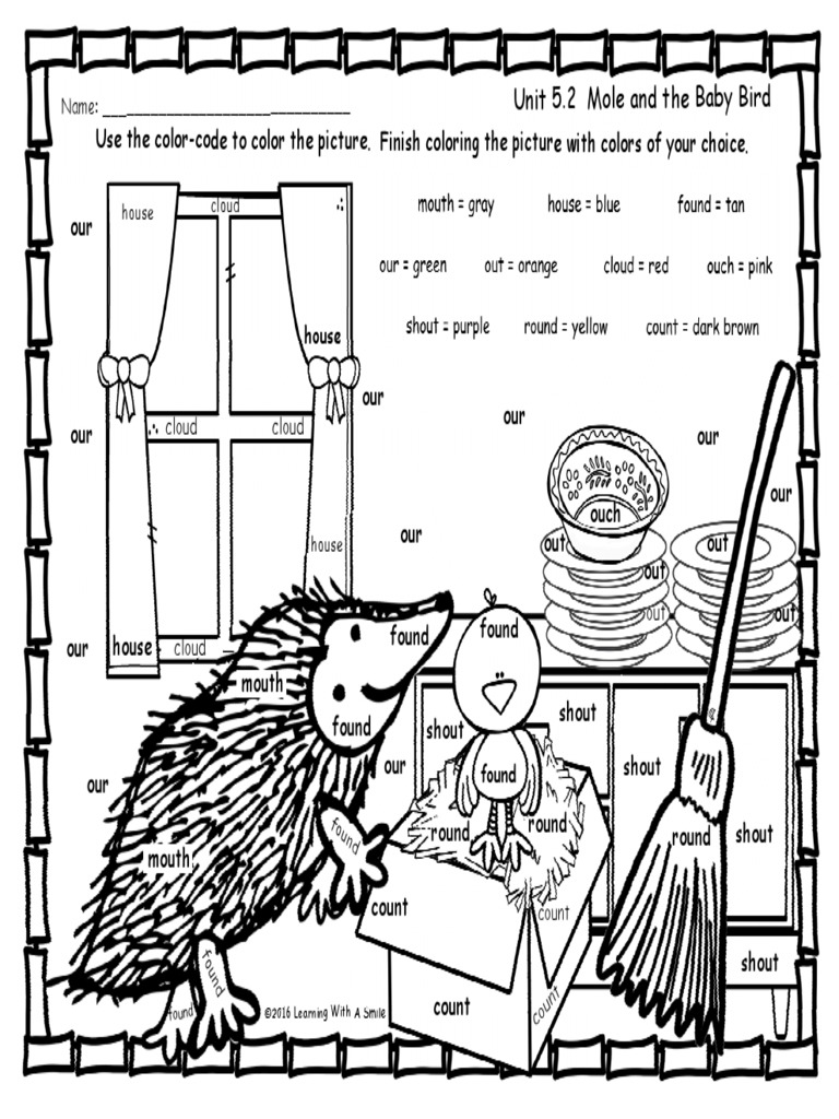 Unit 5.2 Mole and The Baby Bird: House | PDF