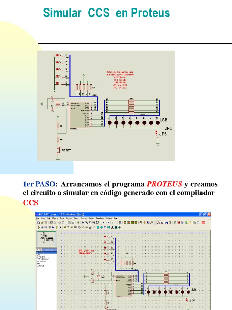 TEMA - 6 Simular CCS en Proteus | PDF | Programa de computadora ...