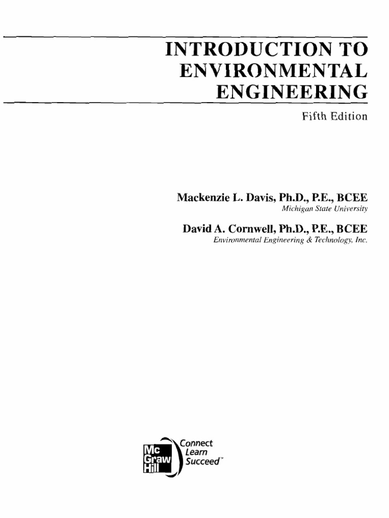 Introduction To Environmental Engineering: Fifth Edition | PDF | Sewage ...