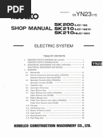 JS205 SC/LC/NLC: Tracked Excavator | PDF | Truck | Brake