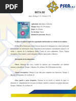 Cuadernillo Escala 3 Factor G | PDF